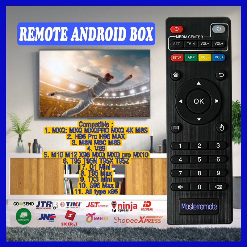 Jual REMOT REMOTE ANDROID TV BOX MXQ H96 V88 T95 TX X96 | Shopee Indonesia