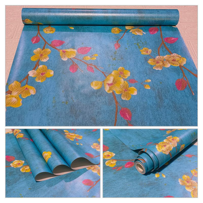 Jual Wallpaper Dinding Wallpaper Sticker Murah Berkualitas Motif Bunga ...