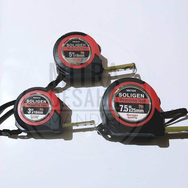 Jual Meteran Tukang Soligen 7.5 meter/ Measuring Tape / Meteran Karet 7 ...