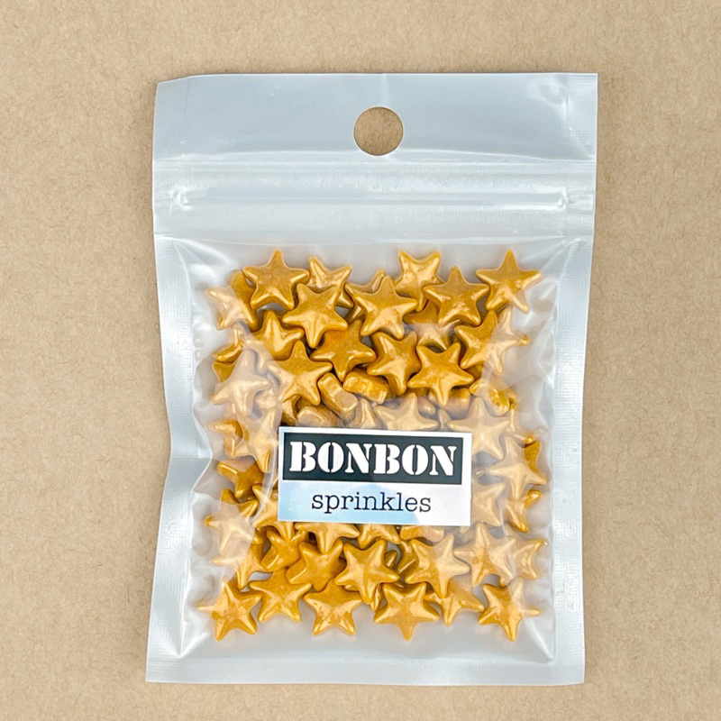 Jual Sprinkle bintang warna gold silver 20gr | Shopee Indonesia