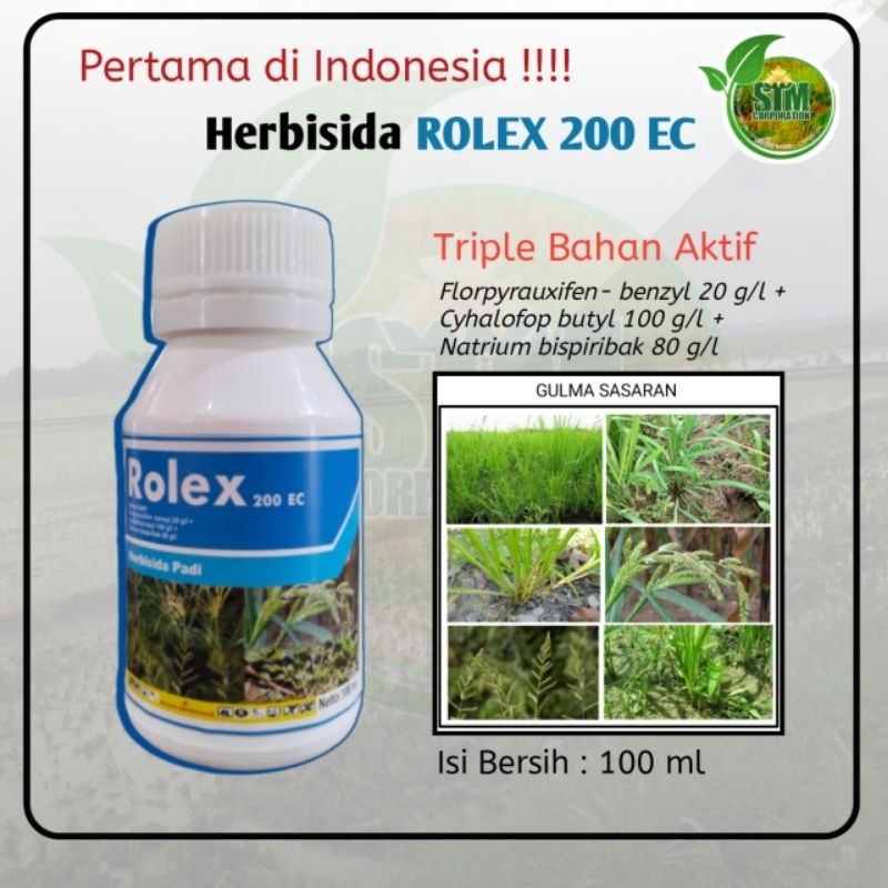 Jual HERBISIDA ROLEX 200 EC | Spesialis Bunuh Gulma Padi | Kemasan 100 ml | Shopee Indonesia