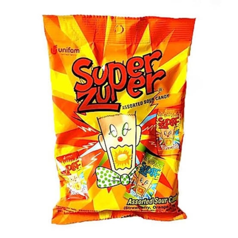 Jual permen super zuper assorted sour candy isi 50pcs | Shopee Indonesia