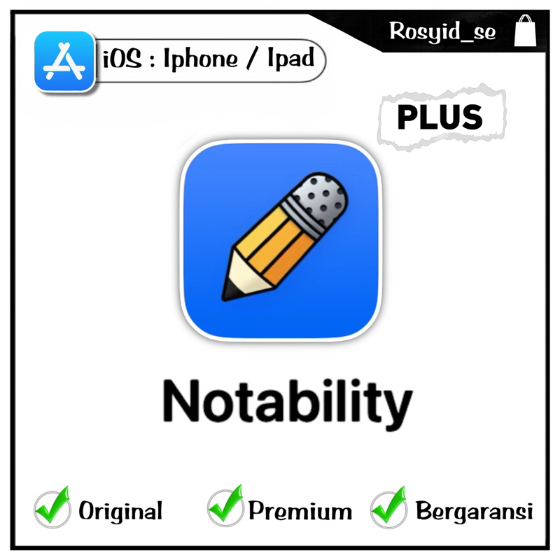 Jual NOTABILITY PLUS - iOS (ORIGINAL) | Shopee Indonesia