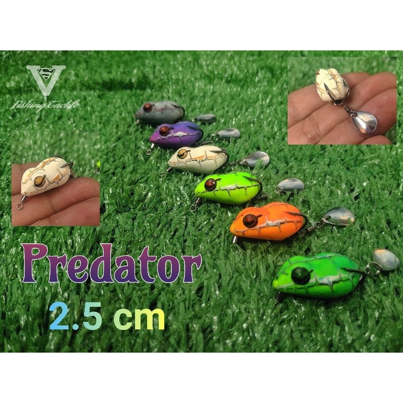 Jual soft frog mini predator 2.5cm killer umpan pancing | Shopee Indonesia