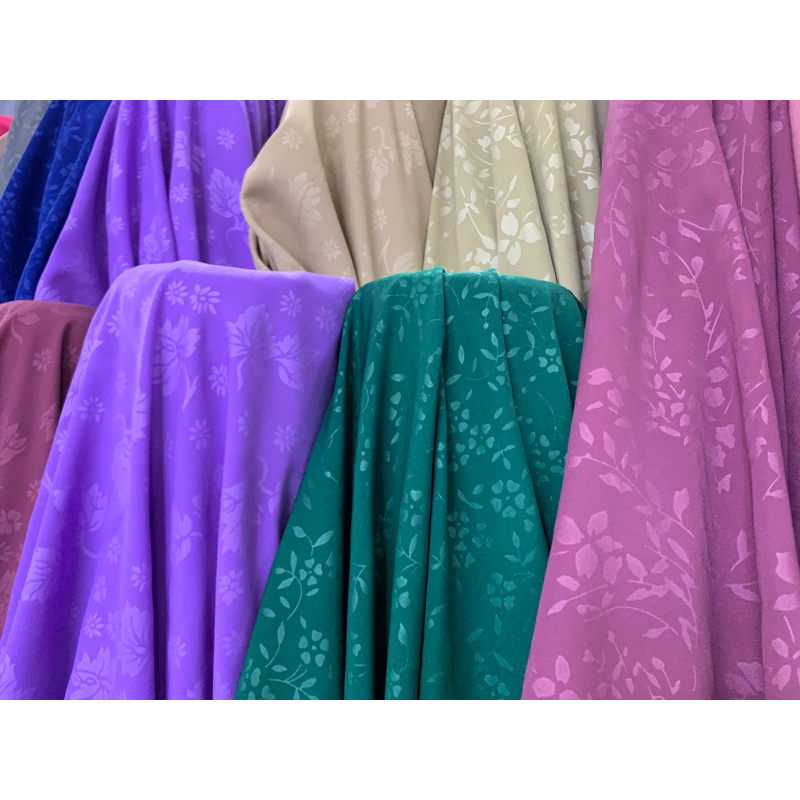 Jual Kain Bahan EMBOS WOOLPEACH / WOLFIS EMBOS (Harga 1/2m) | Shopee ...