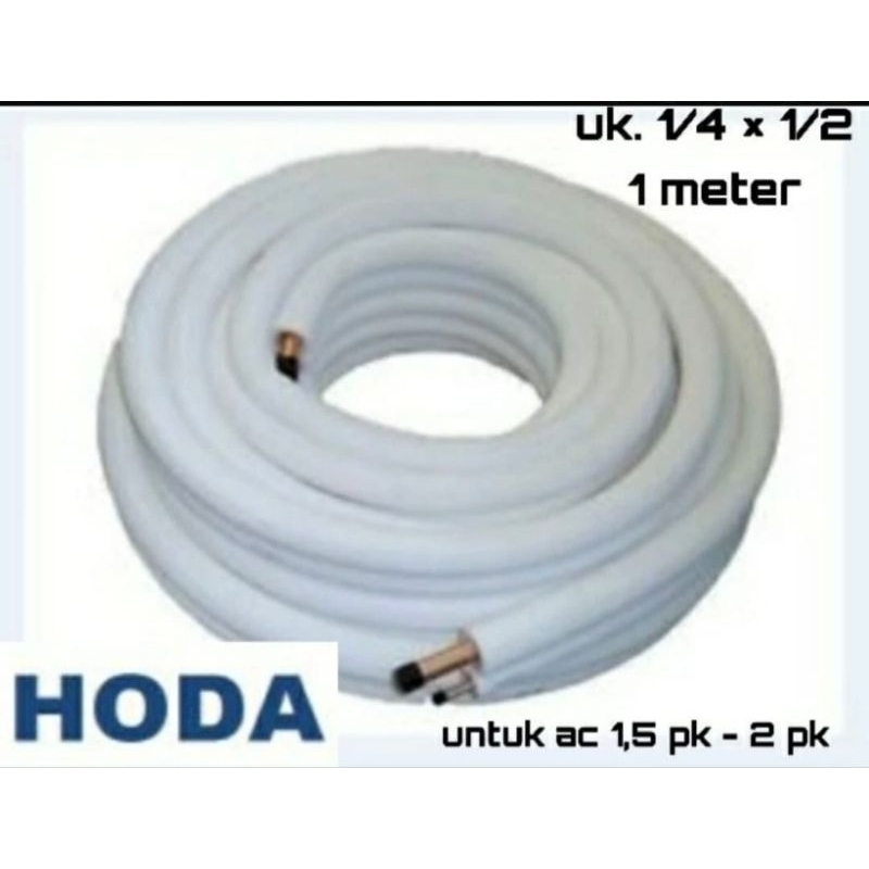 Jual Pipa Ac 1/2×3/4 (1,5 PK - 2 PK) HODA Harga Permeter | Shopee Indonesia
