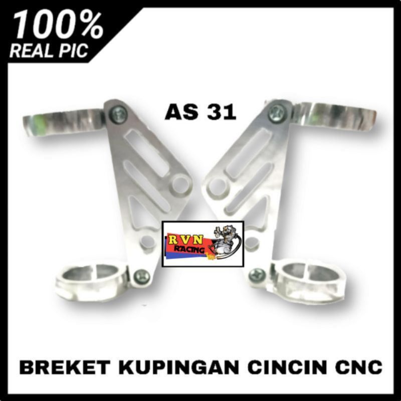 Jual PANGKON BRACKET BREKET LAMPU KUPINGAN CINCIN CNC AS 30 AS 31 DAN ...