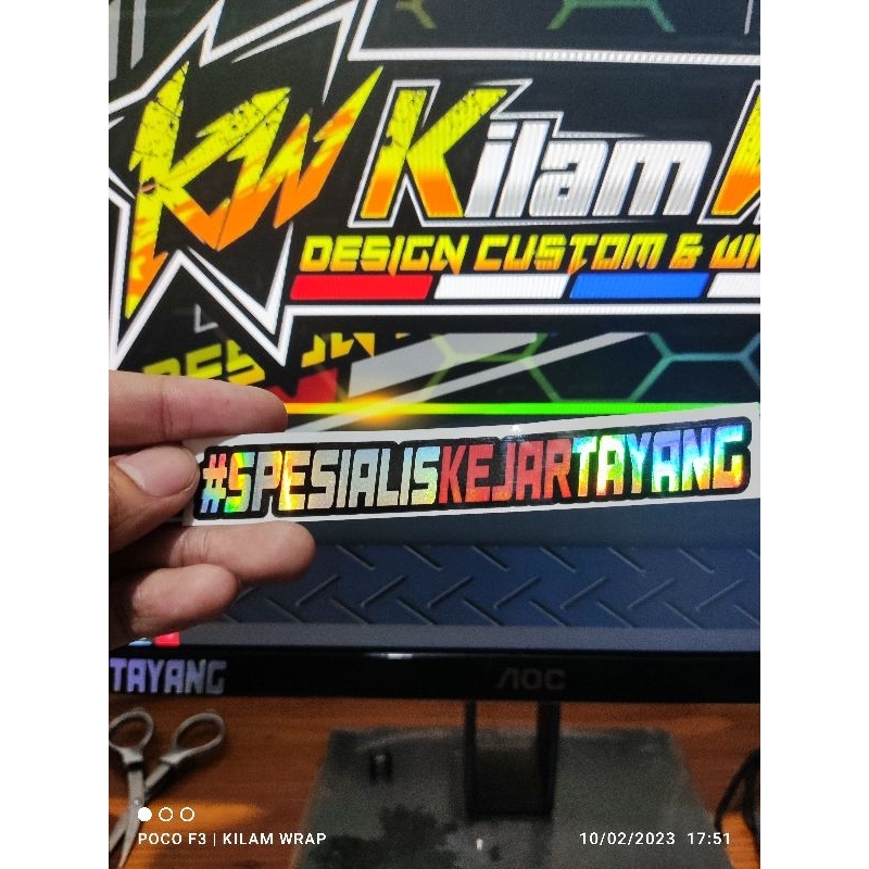 Jual spesialis kejar tayang stiker | Shopee Indonesia