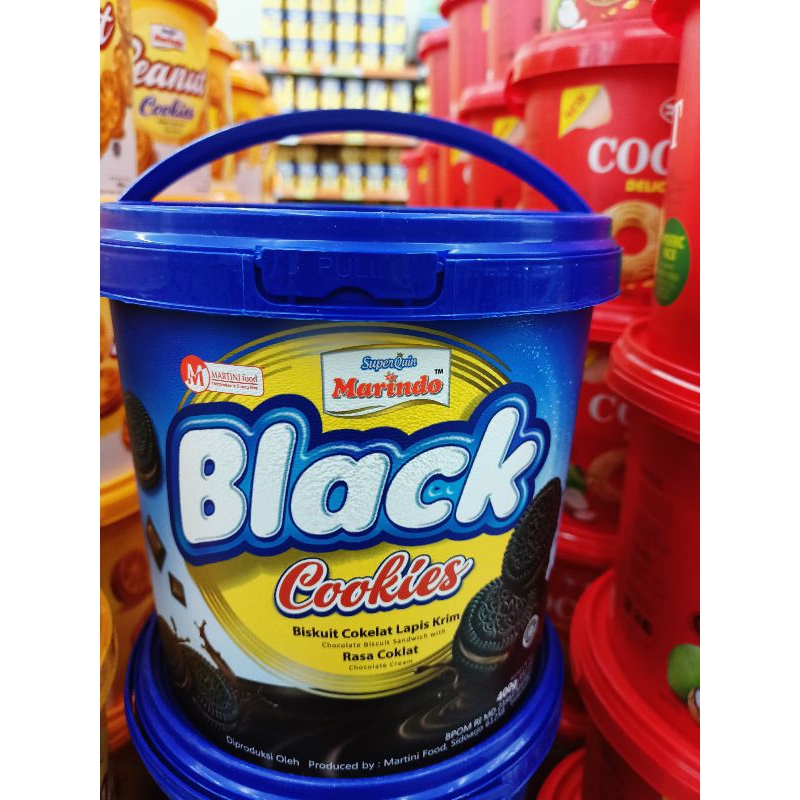 Jual Marindo black cookies Rasa coklat 400g | Shopee Indonesia