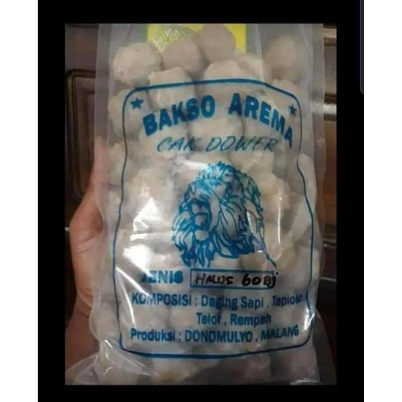 Jual Bakso AREMA CAK DOWER ( KURLEB 1KG , ️MELAYANI PENGIRIMAN HONGKONG ...