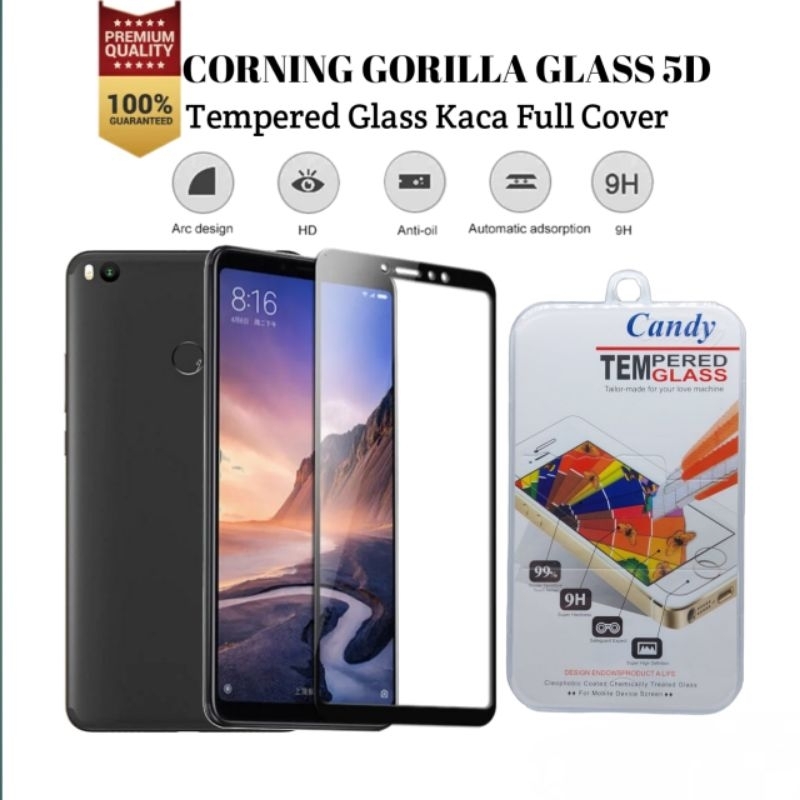 Jual Gorilla Glass 5D Full Cover Xiaomi Mimax 1 Tempered Glass Full Lem Anti Gores Kaca ...