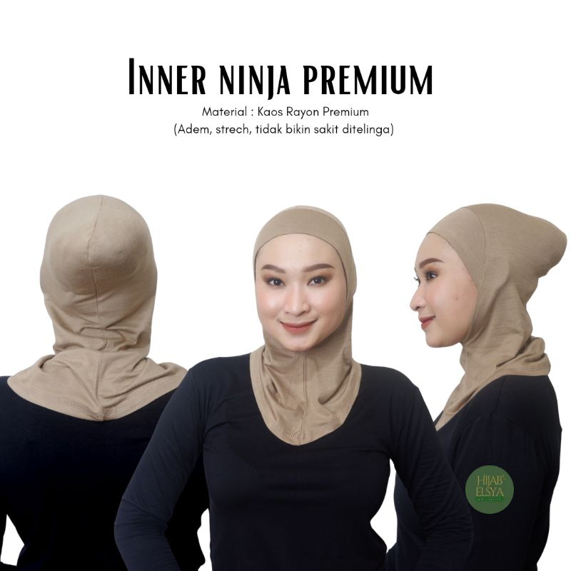 Jual Inner Ciput Ninja Malay Inner Ninja Premium Non Sleting Inner Ninja Sport Inner Dan