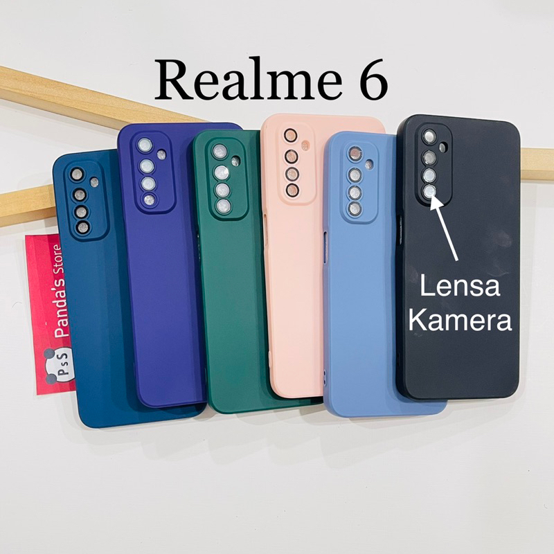 Jual Case Realme 6 Lenspro Makaron Full Color Softcase Pro Lensa ...