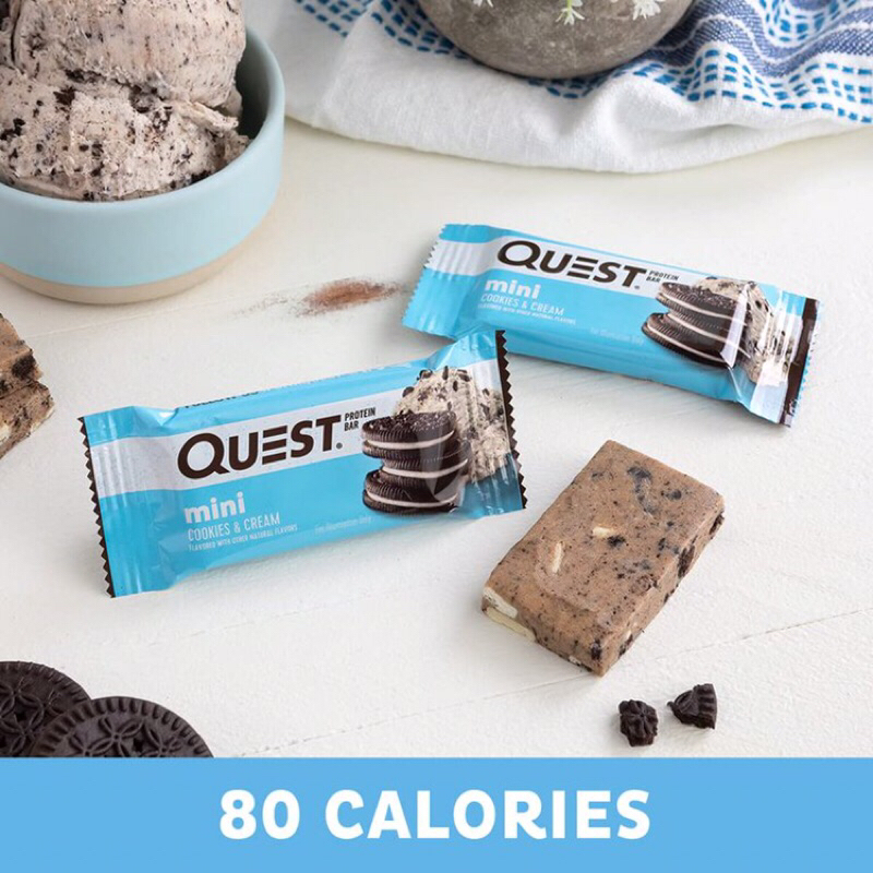 Jual Quest Minis - Nutrition, Protein bar 23gr - | Shopee Indonesia