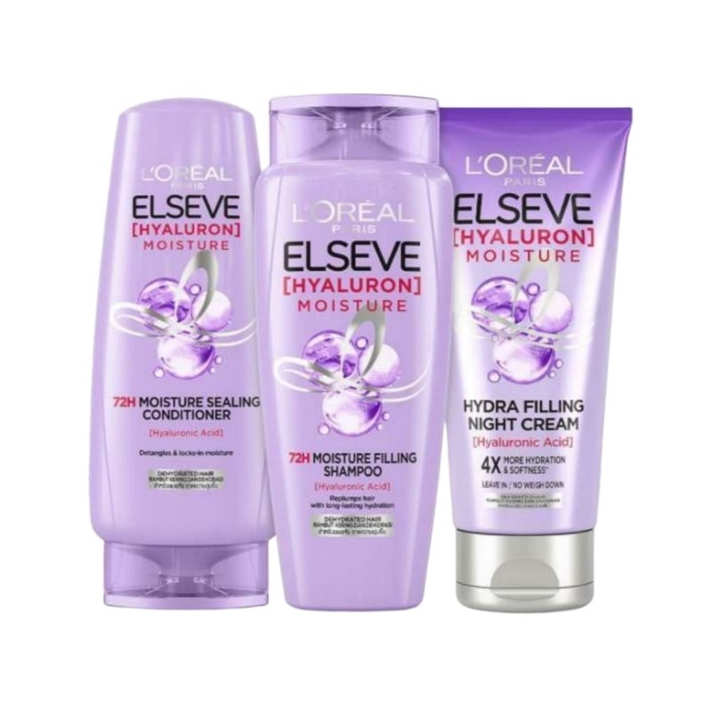 Jual LOREAL Elseve Hyaluron Moisture 72H Series | Shopee Indonesia