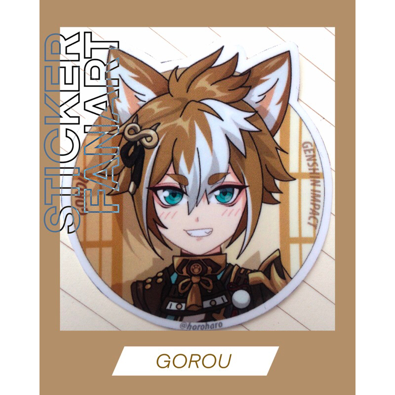 Jual Sticker fanart GOROU genshin impact | Shopee Indonesia