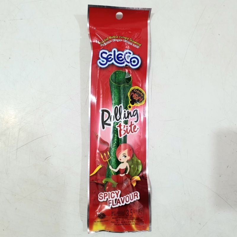 Jual Seleco Seaweed Rolling Bite Spicy 3,5g | Shopee Indonesia
