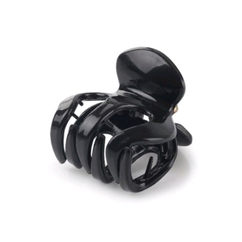 Jual Jedai jepitan rambut warna Hitam uk 5 cm | Shopee Indonesia