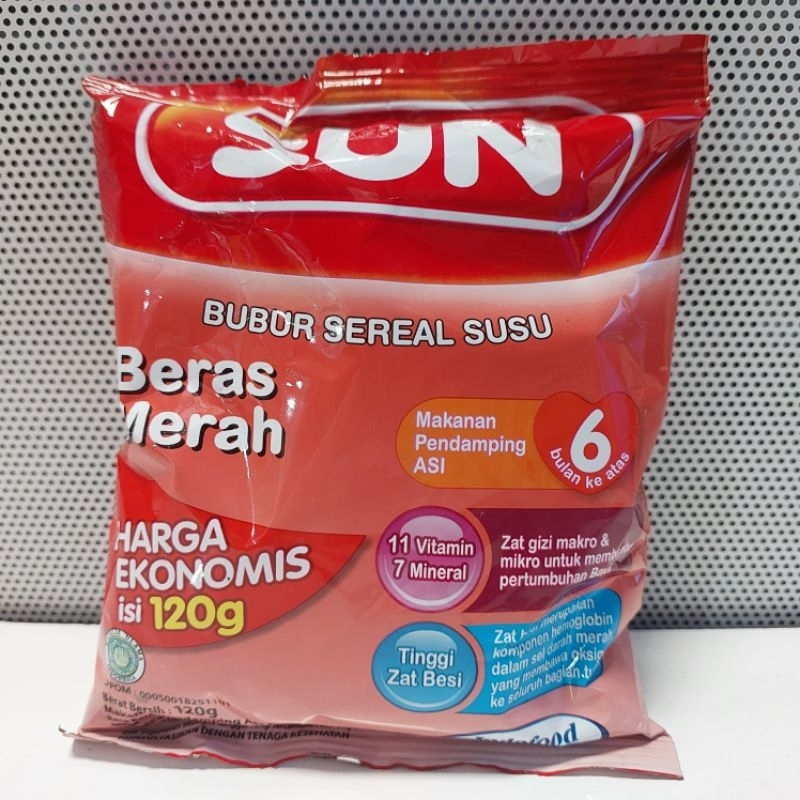 Jual Sun Beras Merah Kemasan Ekonomis 120gr | Shopee Indonesia