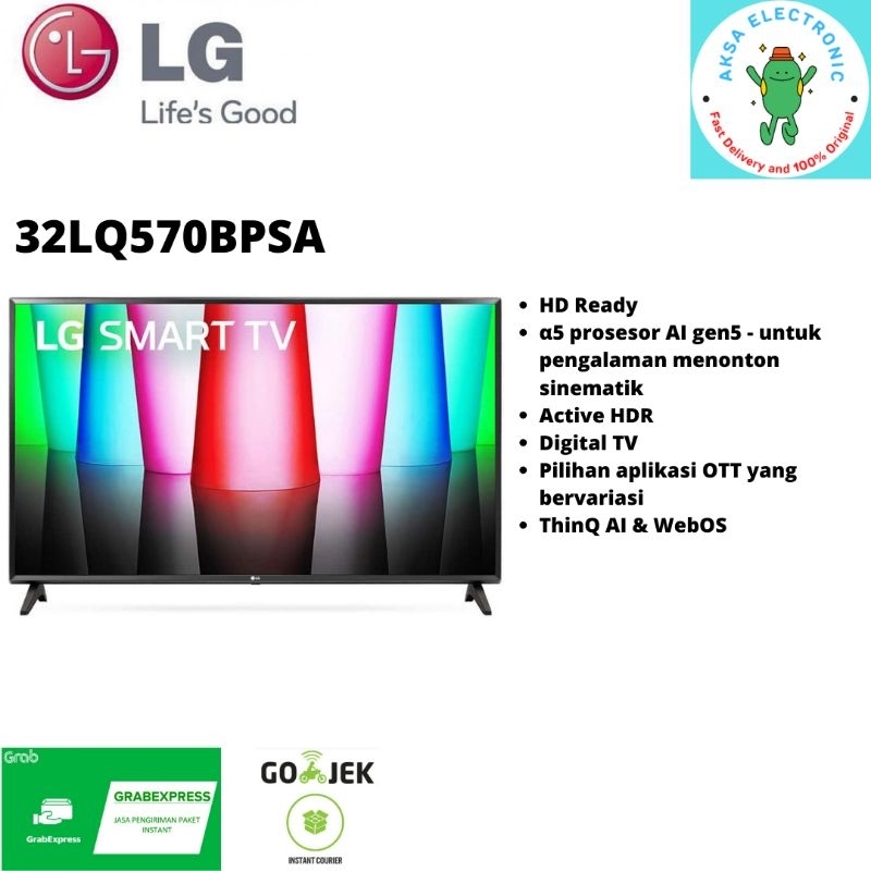 Jual LG 32LQ570BPSA LED SMART TV 32INCH | Shopee Indonesia