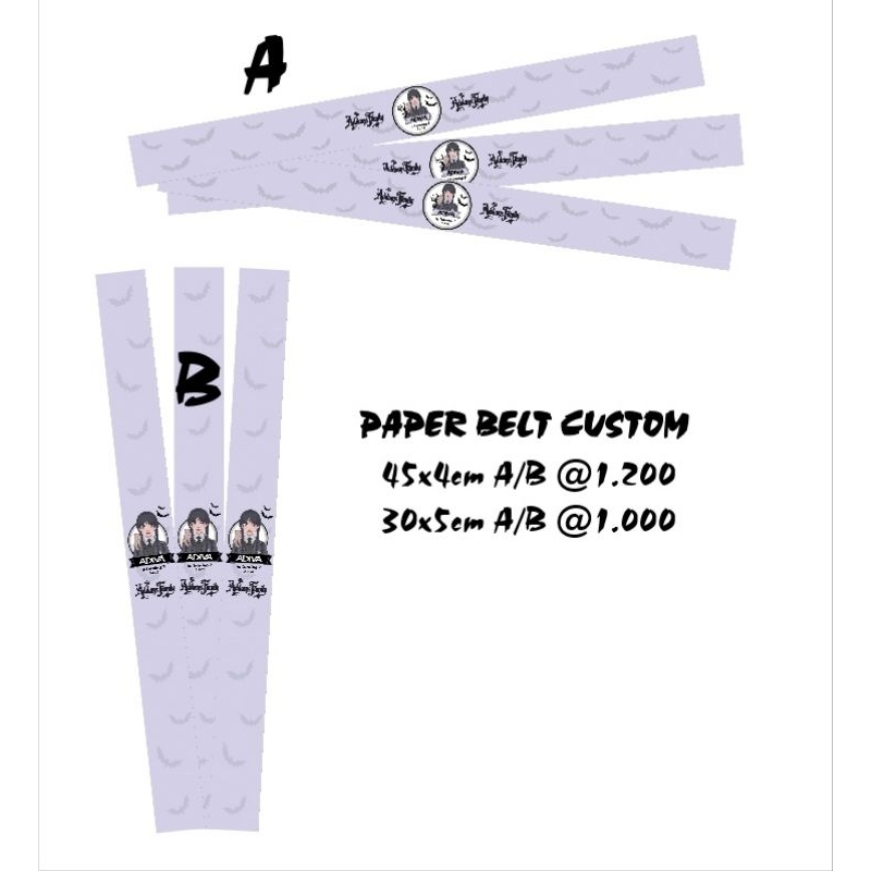 Jual PAPER BELT CUSTOM | Shopee Indonesia Jual PAPER BELT CUSTOM | Shopee Indonesia