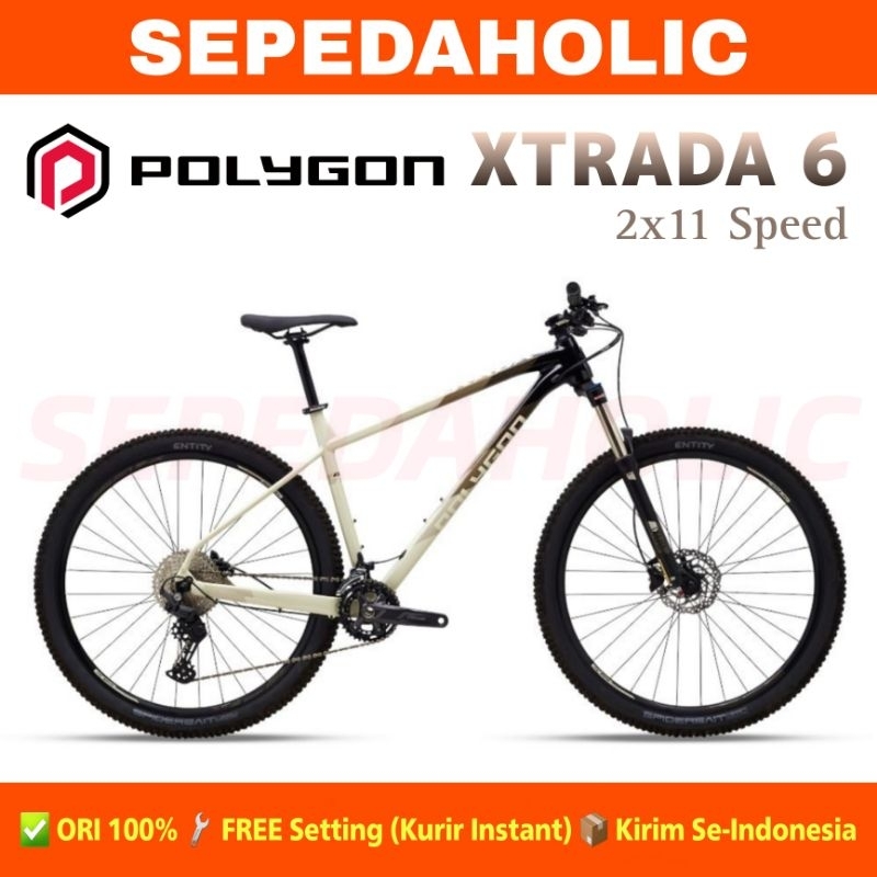 Jual Sepeda Gunung MTB POLYGON XTRADA 6 Alloy 27.5 Inch 2x11 Speed | Shopee Indonesia