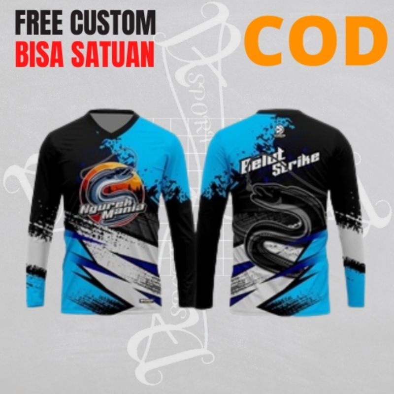 Jual jersey mancing custom full printing | Shopee Indonesia