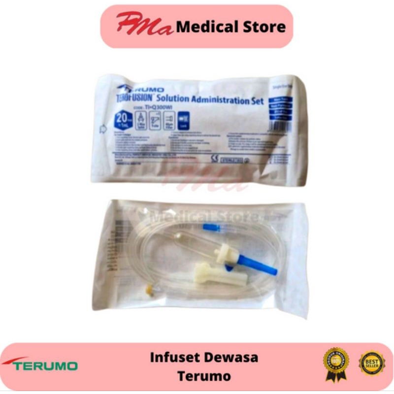 Jual Infuset Dewasa Terumo | Infusion set | Selang Infus Terumo TI ...