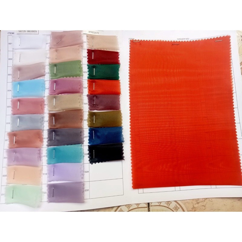 Jual ORGANZA SILK KAIN KACA PREMIUM / GLOWING SILKY GRADE A | Shopee ...