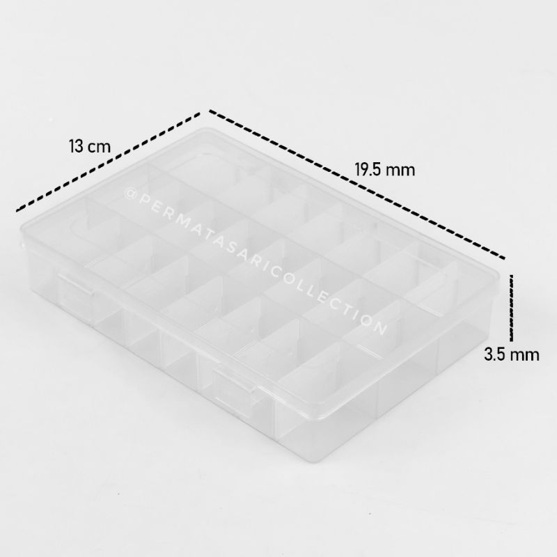 Jual Kotak Box Plastik Kecil Transparan Tempat Penyimpanan Aksesoris ...