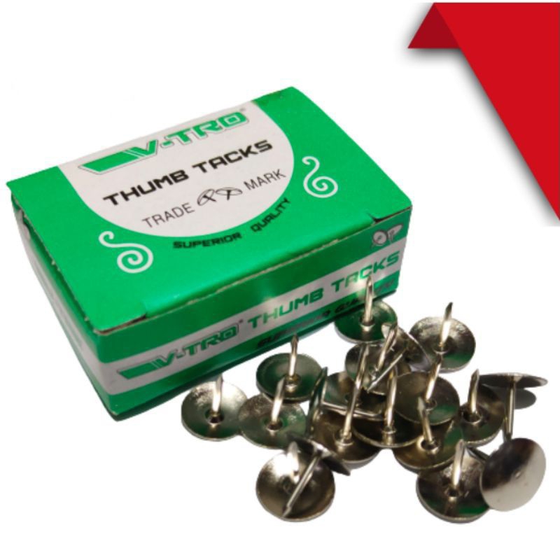 Jual Paku payung pines V-TRO thumb tack | Shopee Indonesia