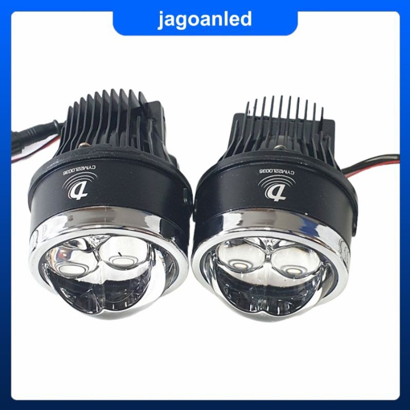 Jual Foglamp Projector Bi Led Laser Fog Lamp Projie Biled Universal 55W ...