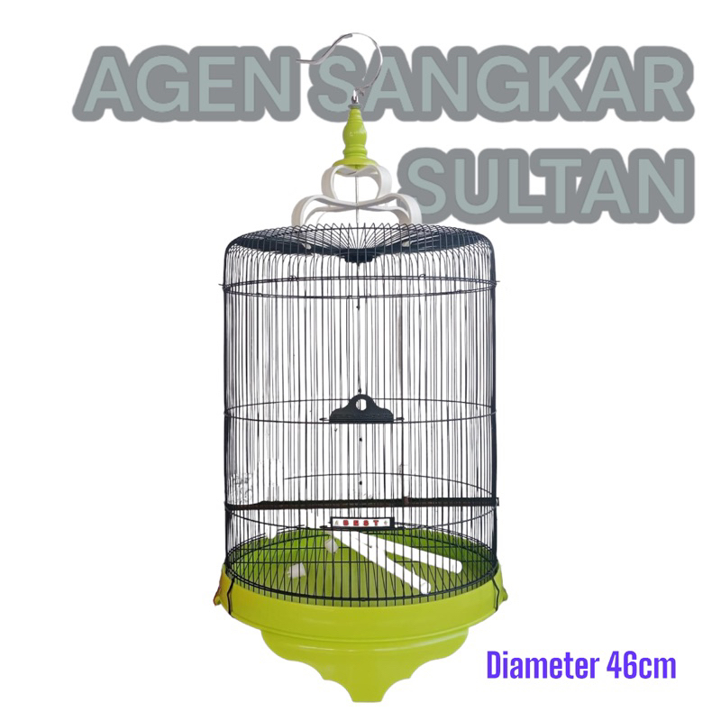 Jual SANGKAR BESI SUPER JUMBO DIAMETER 46CM / KANDANG BESI EXTRA JUMBO ...