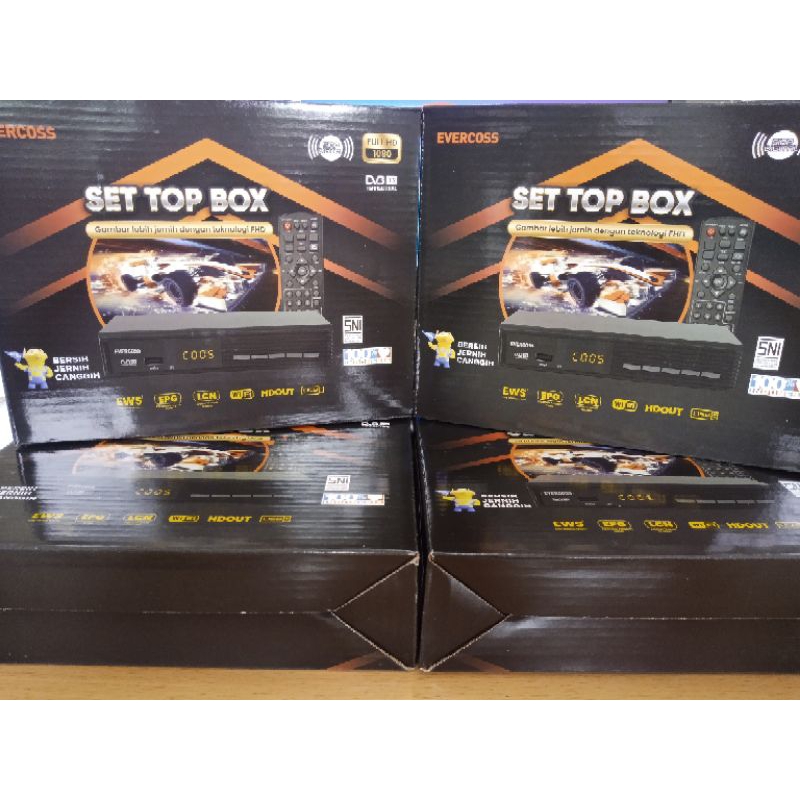 Jual STB Set Top Box EVERCOSS TV digital TVB | Shopee Indonesia