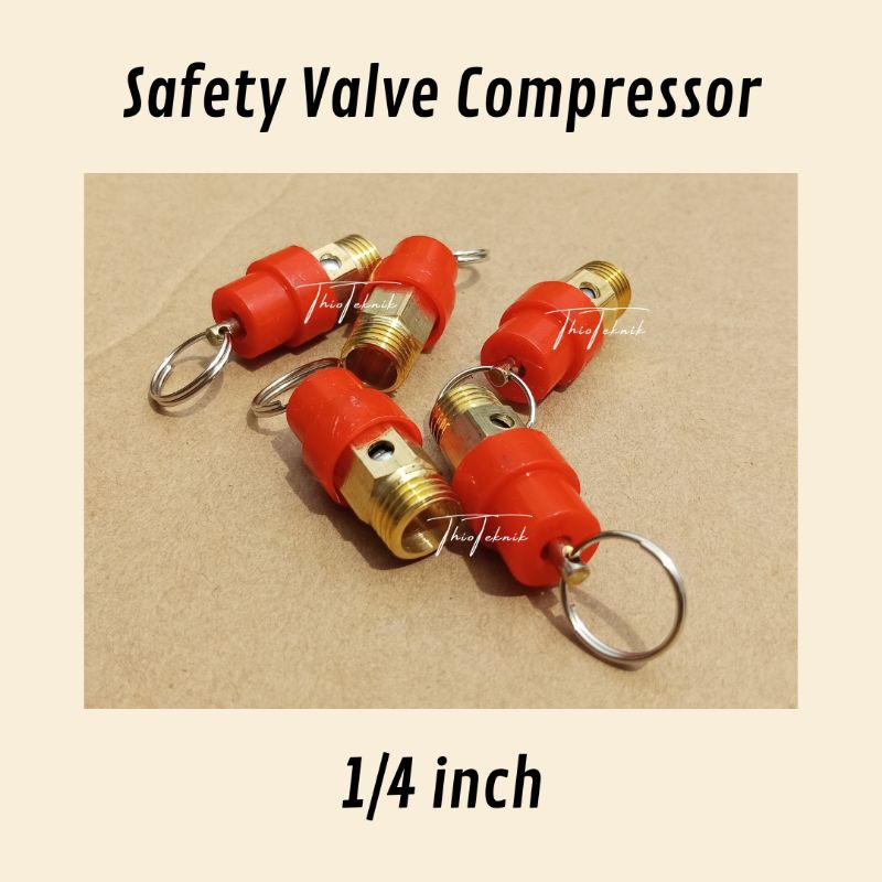 Jual Mini Safety Valve Kompresor 1/4" Katup Pengaman Tekanan Angin ...