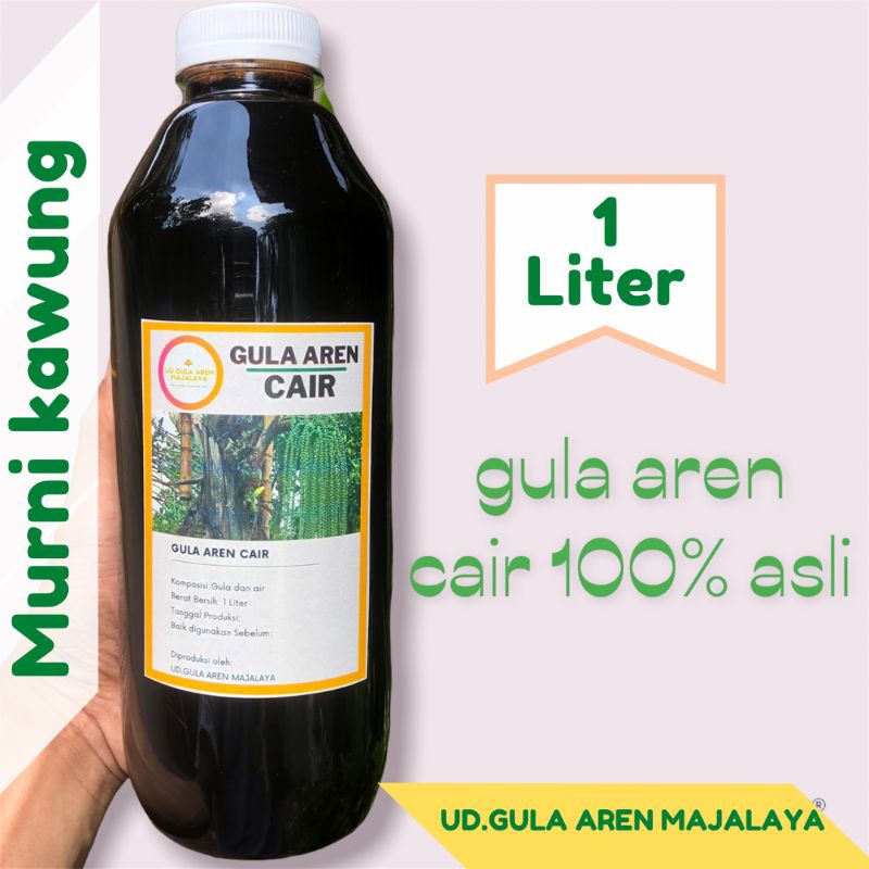 Jual Gula Aren Cair Organik 1 Liter | Shopee Indonesia