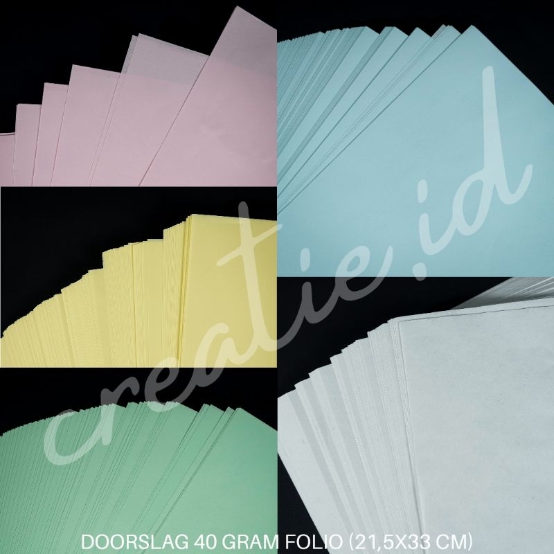 Jual [50 LBR] KERTAS DOORSLAG / DORSLAG / DORSLAH / DUSLAH FOLIO 40 ...