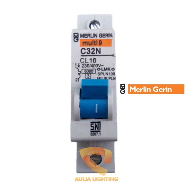 Jual MCB MULTI9 10A 10 AMPERE MERLIN GERIN PLN 2200W CL10 SPLN BREKER | Shopee Indonesia