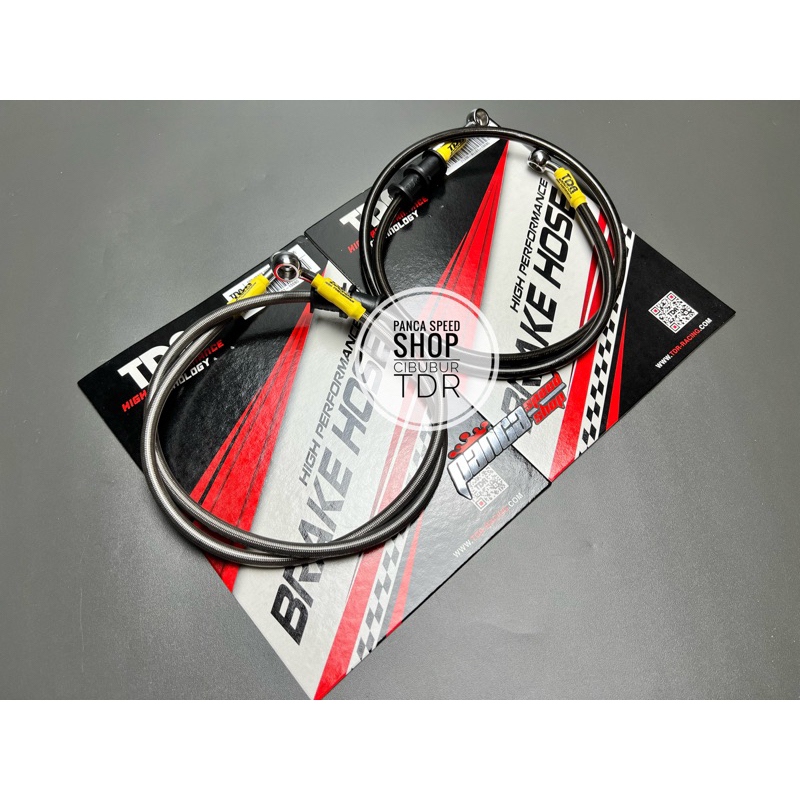 Jual SELANG REM DEPAN TDR CARBON KARBON SILVER UKURAN 18/ 24/ 30/ 35/37 ...