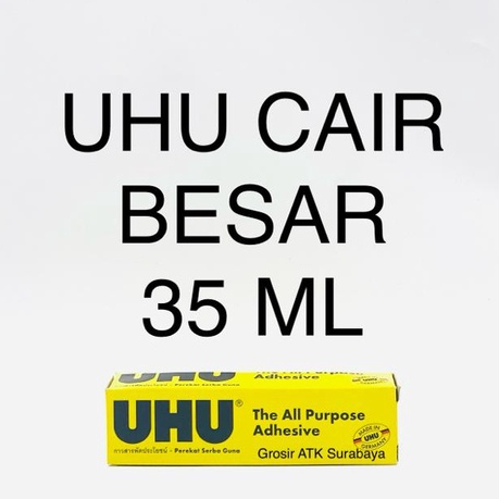 Jual LEM UHU 35 ML / UHU Cair BESAR 35 ML Original Asli | Shopee Indonesia
