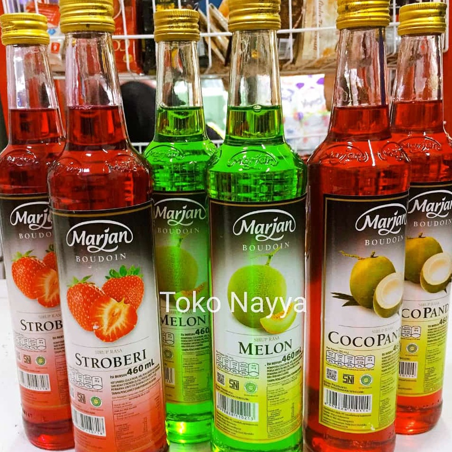 Jual Sirup Syrup Marjan Boudoin Kemasan 460 ml - Pilih Varian Rasa | Shopee Indonesia