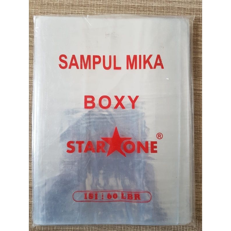 Jual Sampul Buku Mika Boxy Starone Ecer 1 Lembar Grosir Murah Shopee