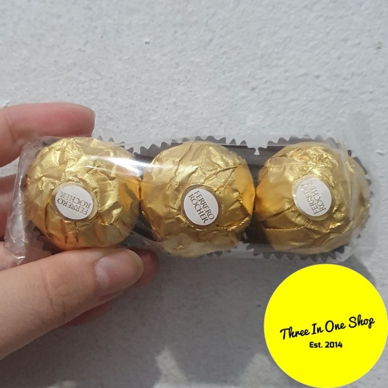 Jual [READY STOCK] Ferrero Rocher Isi 3 | Shopee Indonesia