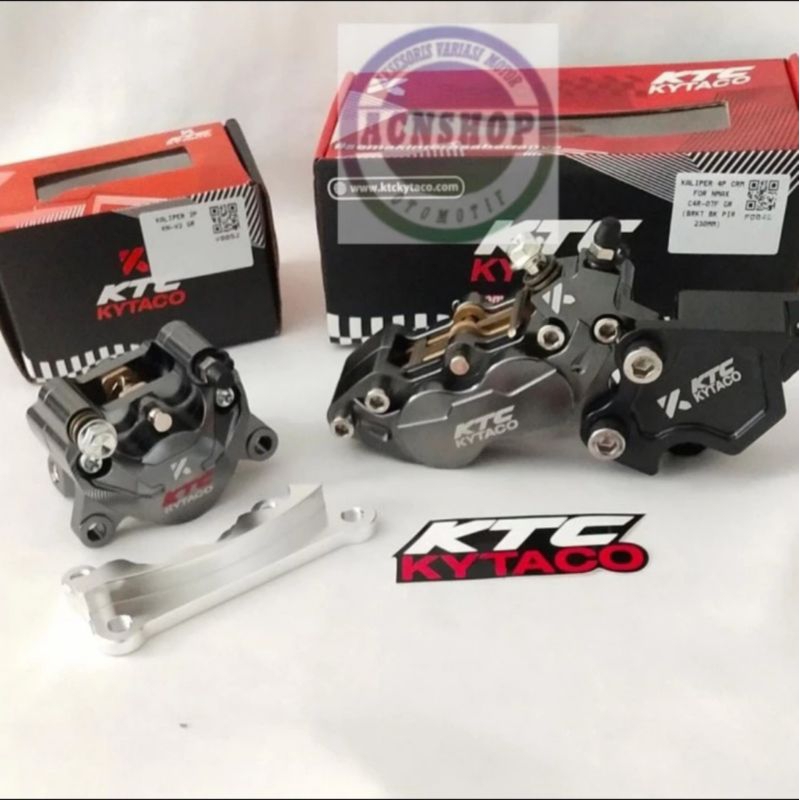 Jual PAKETAN REM KALIPER DEPAN BELAKANG KTC KYTACO MOTOR NMAX-155 D 4PISTON BELAKANG 2PISTON ...