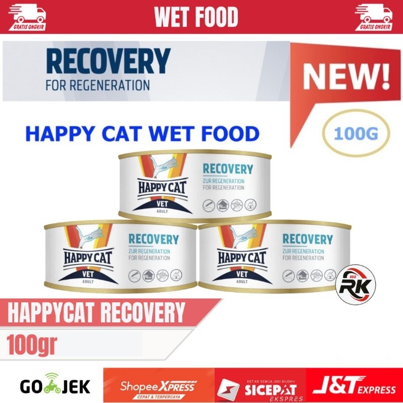 Jual HAPPY CAT RECOVERY KALENG 100gr Wet Food Makanan Basah Kucing ...