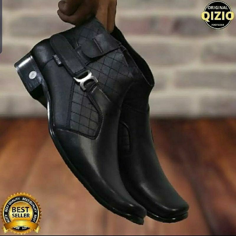 Jual SEPATU PRIA ZIPPER PORMAL KANTOR PANTOFEL RESMI KERJA KONDANGAN ...