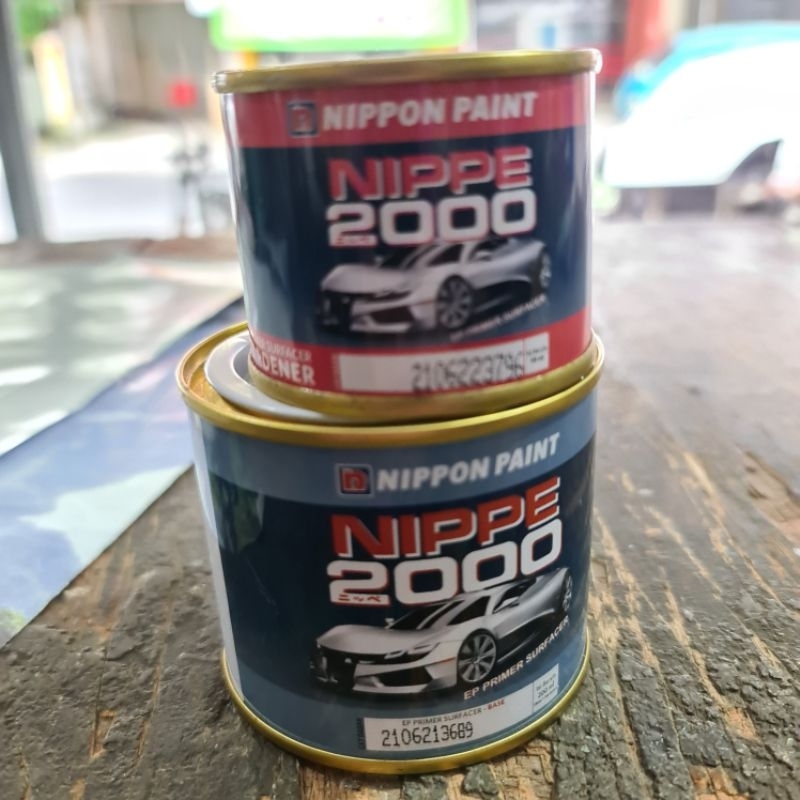 Jual Epoxy Nippe 2000 Epoxy Primer Surfacer Abu + Hardener 240gr ...