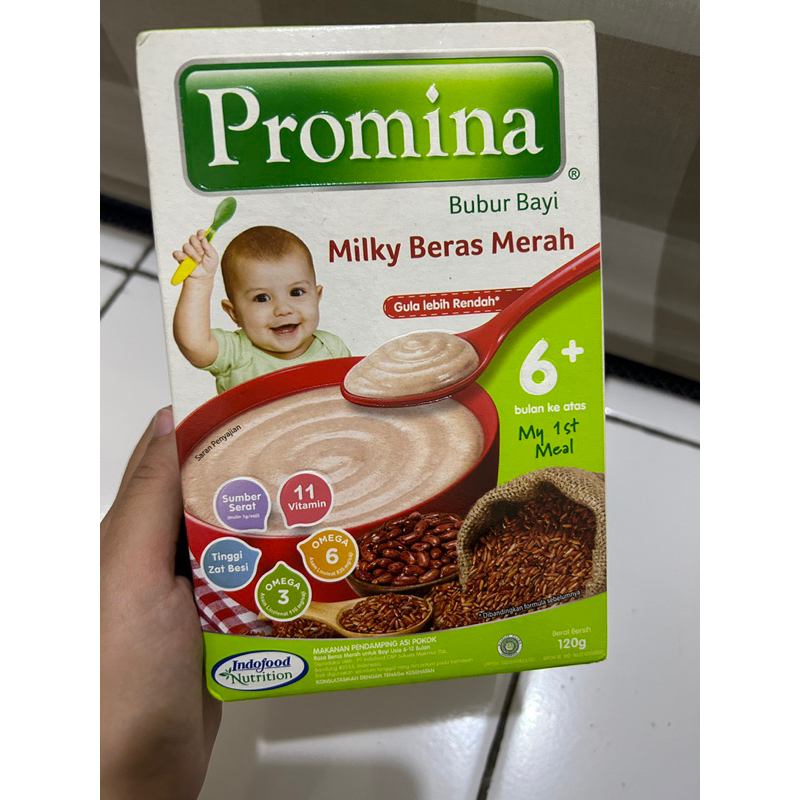 Jual Promina Bubur Bayi Beras Merah 6+ Bulan / 120gr | Shopee Indonesia