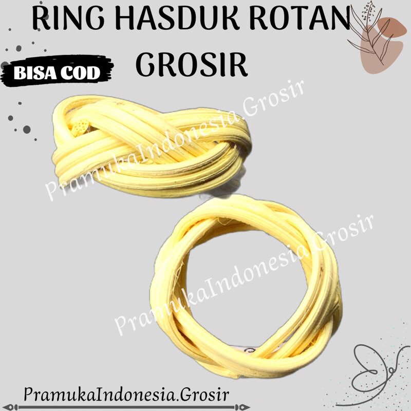 Jual [GROSIR 100 PCS] RING HASDUK ROTAN PRAMUKA / RING KACU ROTAN ...
