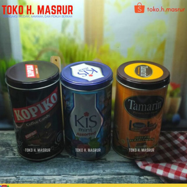Jual Permen Kaleng Kopiko | Permen Kis | Permen Tamarin | Permen ...